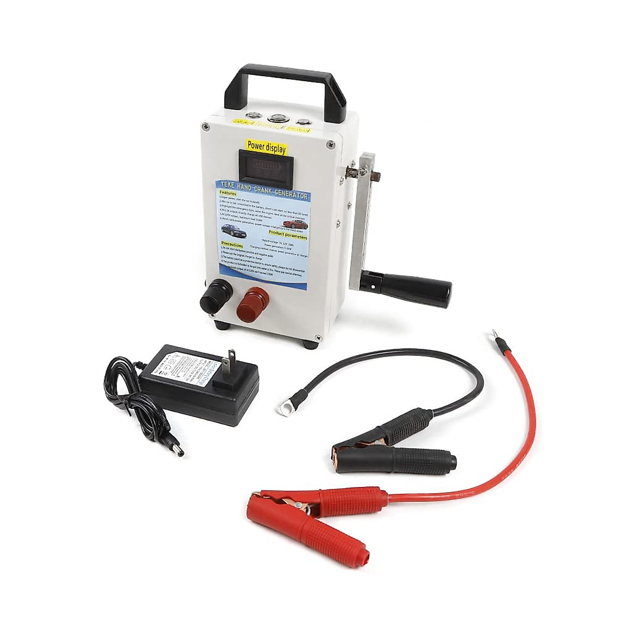 Hand Crank Generator With Outlets USB 150W Hand Powered Generator Portable For Emergency Electric Camping Outdoor Home Use Lightweight 2 Kg US Stock