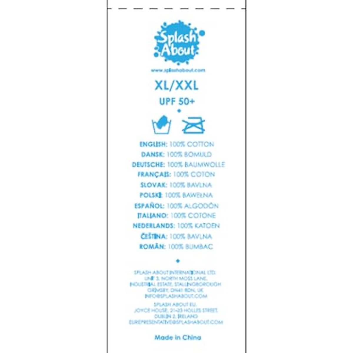 Splash About Cotton Under Diaper for Happy Nappy Swim Diaper, 1-3 Years