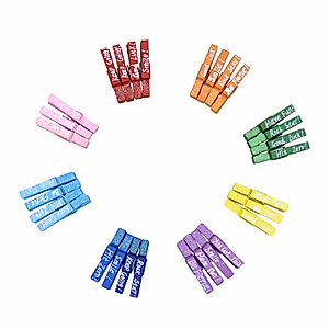 Spirit Clips Cheer Pins Cheer Clothes Pins for Backpacks Cheerleading Clips Competition Cheer Pins Gift for Team Classroom