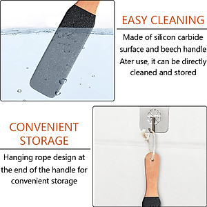 Foot Scrubber Callus Remover for Dead Skin,Corn,Exfoliator and Hard Skin,Pumice Stone Pedicure Tool Foot File fit Wet and Dry Feet - 1 Piece