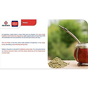 YERBA MATE CRUZ de MALTA 2.2lb 1 kilo
