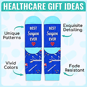 Zmart Surgeon Gifts - Orthopedic, Neurosurgeon & Plastic Surgeon Ideas, Funny Socks