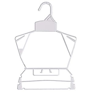 Economy White Children's Plastic Clothing Hanger Set - Case of 250