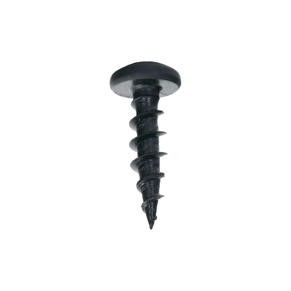 1000 Pack Rok Hardware #10 x 3/4" Coarse Deep Thread Pan Head Screws Black Phosphate Wood MDF ROKS10X34PPCBP