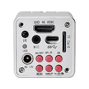 HAYEAR 1/1.8 inch IMX334 Sensor 4K Camera 41MP Industrial HDMI Camera USB Type C Digital Microscope Camera 1/125 High Speed Exposure Time for Mother Board PCB Repair