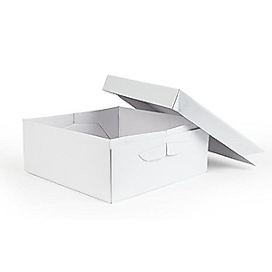 PME CBO904 Oblong Cake Box 17 x 13-Inch / 43 x 33 cm, White