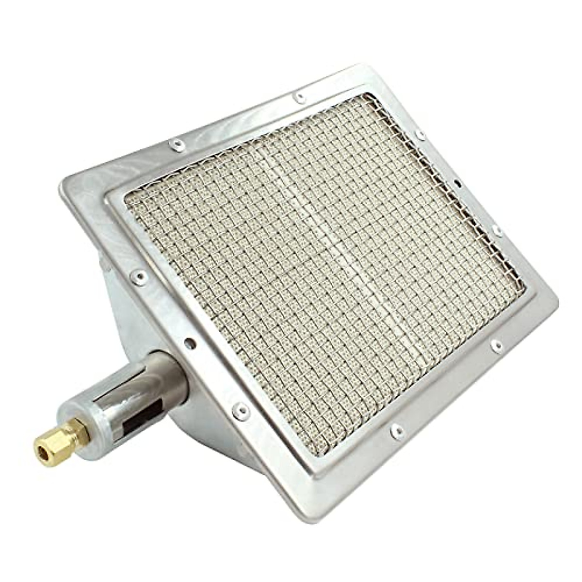 MOFLAME Ceramic Infrared DIY Heating Gas Burner with Gas Intake Nozzle Parts for Outdoor Indoor Heater, BBQ Stove.Oxyhydrogen Burner