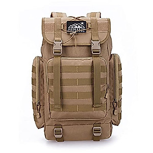 Sirius Survival “The Rambler” - 40L Tactical Backpack with MOLLE Webbing (Black)