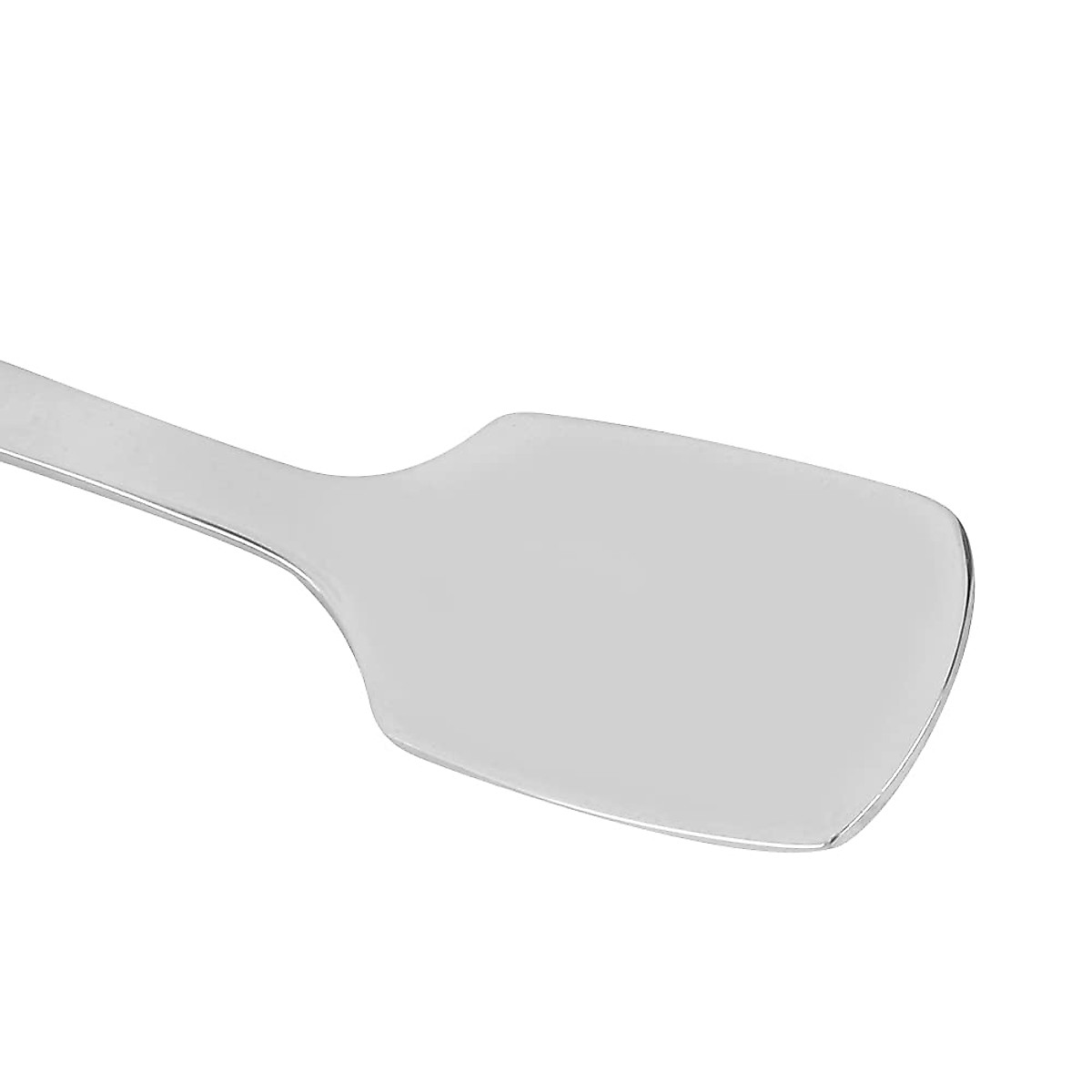 Candle Stirring Spoon, Long Mixing Spoon, Multifunction Stainless Steel Long Handle Bar Mixing Spoon Stirring Spoon for Coffee Tea Wax Candle(Square head 17CM spoon)