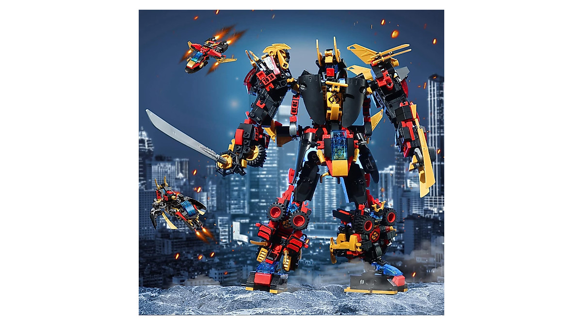 Transforming Mecha Robot Building Set - 12-in-1 STEM Toy for Kids & Adults