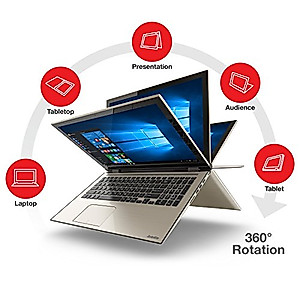 Toshiba Satellite Fusion 15 L55W-C5259 15.6-Inch Convertible 2 in 1 Touchscreen Laptop