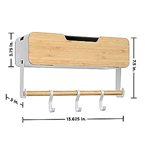 BLACK + DECKER WHITE HANGING RACK SYSTEM-SHELF W/DOOR (BDSTKT282WH)