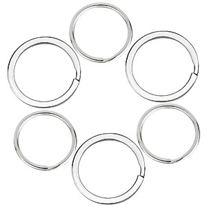 20 Pack Carabiners Clips with Keychain D Ring Caribeaner Clip Hook for Backpack Water Bottle Key Home RV Outdoor Small Item (3 Style)