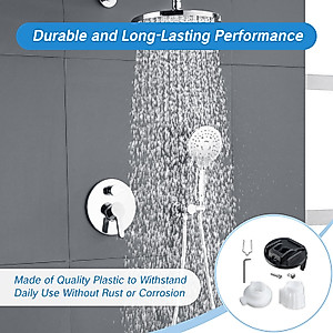 YAFIYGI 7Pcs Shower Handle Adapter Plastic Kit Compatible with Moen Posi-Temp Single Handle Tub Faucet Valve Handle Replacement Kit for 116653 Shower Handle Replacement Adapter Kit