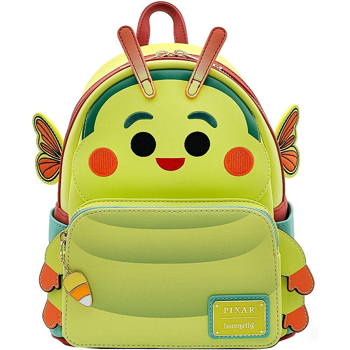 Loungefly x Disney A Bug's Life Heimlich Cosplay Mini Backpack (One Size, Multi)