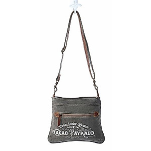 Myra Bag Chateau Cross Upcycled Canvas Bag S-1148