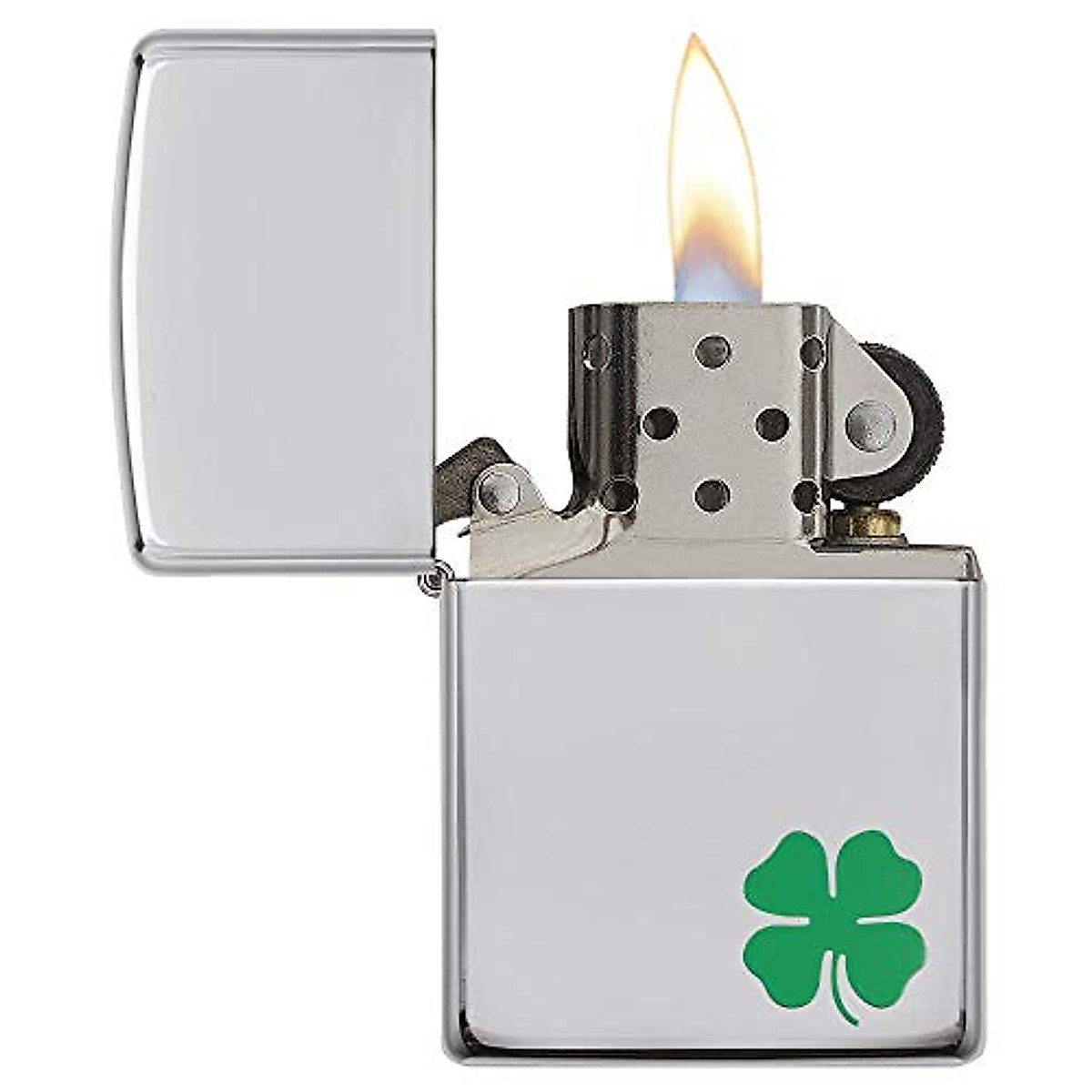 Zippo Bit O' Luck Pocket Lighter, High Polish Chrome, One Size (24007)