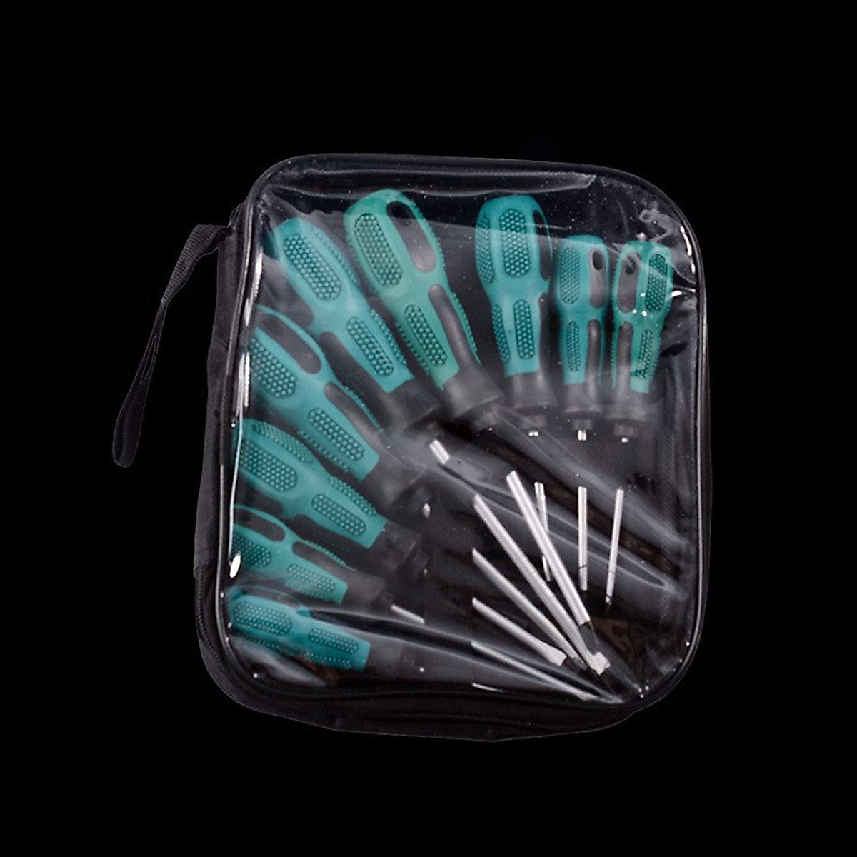 ZRSJ Screwdriver Set, 9pcs Phillips Slotted Screwdriver Set Magnetic Head Repair Tool Kit Manual Repair Tool (Size : Nine-Piece Set)