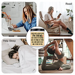 AharHora Friend Gifts for Women, Natural Soy Wax Candles Funny Gifts for Friend, Friendship Gifts for Women Friends, Birthday Gifts for Friend - Friendship Candles