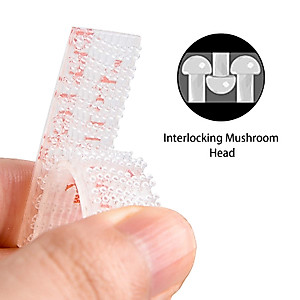 EZ Pass/IPass/IZoom Toll Tag Mounting Kit - 8 Pcs (4 Sets) Reclosable Fastener Dual Lock Tape Strips