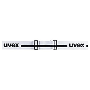 uvex g.gl 3000 LGL, lunettes de ski Adulte unisexe, white mat/lasergold lite-blue, one size