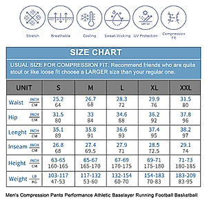 SPVISE Men's White Compression Pants with Zip Pocket Cool Dry Athletic Leggings Tights Workout Baselayer for Running Gym Yoga