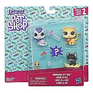 Lps Family Pack Snowboarding Kitty Crew