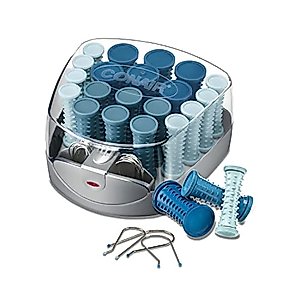 Conair Compact Multi-Size Hot Rollers, Blue