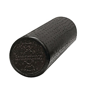 CanDo 67569 Black Foam Roll, Round, 6" Diameter, 12" Length