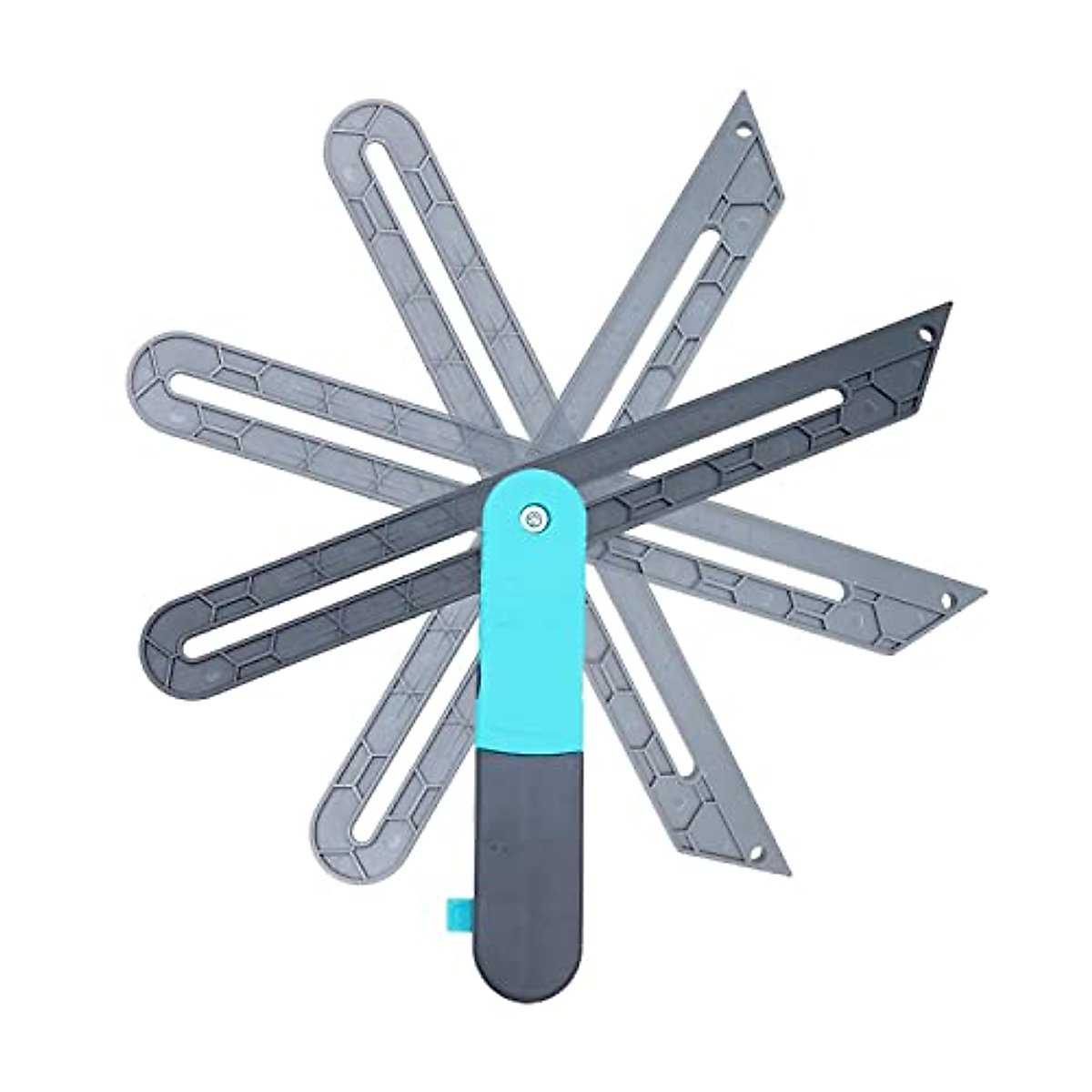 Angular Bevel Gauge with Marking Gauge Function Adjustable Angle Ruler with Lock Practical Aid for Laying Floors and Building Furniture Lock Angle Measure Tool