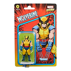 Marvel Legends Series Retro 375 Collection Wolverine 3.75-Inch Collectible Action Figure, Toys for Ages 4 and Up