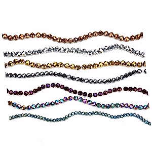 TEHAUX 192pcs Beads in Bulk Gemstones Bulk Bracelet Making Supplies Jewelry Spacer Beads Jewelry Supplies Colorful Bracelet Beads Beading Kits DIY Beads Crafts Scattered Beads Bead Chain