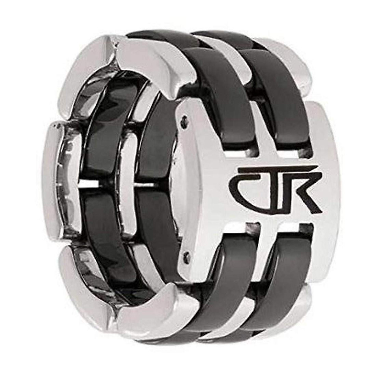 J118 - CTR RING Stainless Steel and Ceramic "Fuzion Link Wide" - J118 (8)