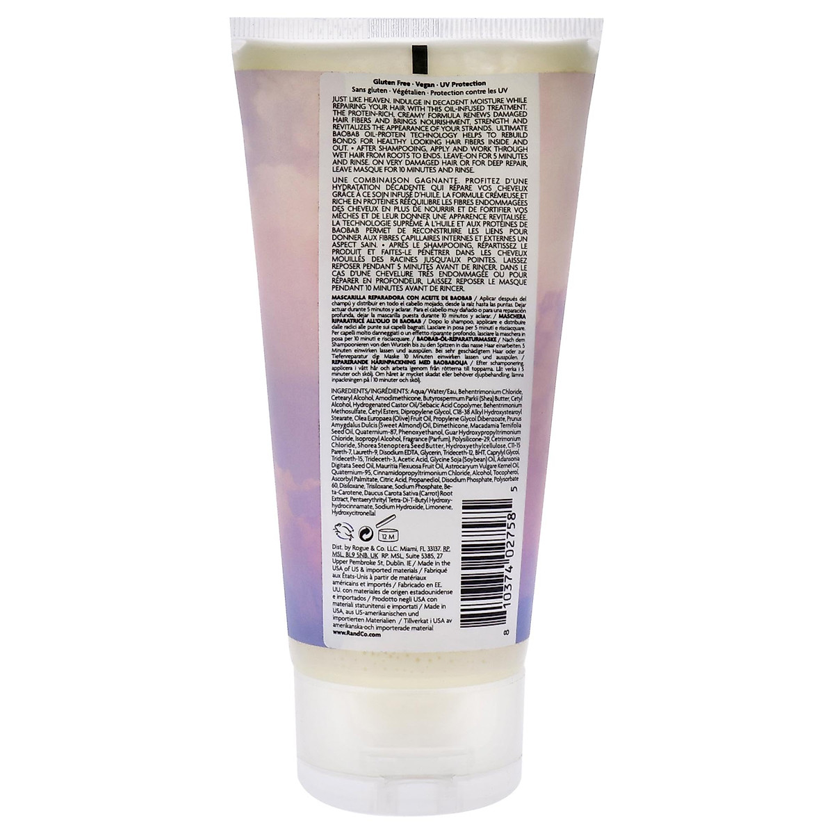 R+Co On A Cloud Baobab Oil Repair Masque 147 ml / 5 oz