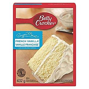 Betty Crocker Super Moist French Vanilla Cake Mix 432 Grams / 15.25 Oz - 4 Packs