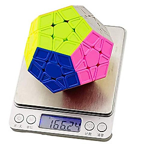 Megaminx Speed Cube, Stickerless 3x3x3 Pentagonal Speed Cube Dodecahedron Magic Cube Puzzle