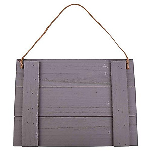 GSM Brands Love Story Wood Plank Hanging Sign (15.75x13)