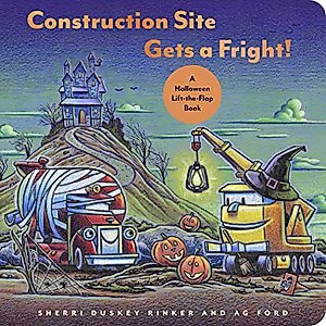 Construction Site Gets a Fright!: A Halloween Lift-the-Flap Book (Goodnight, Goodnight, Construc)