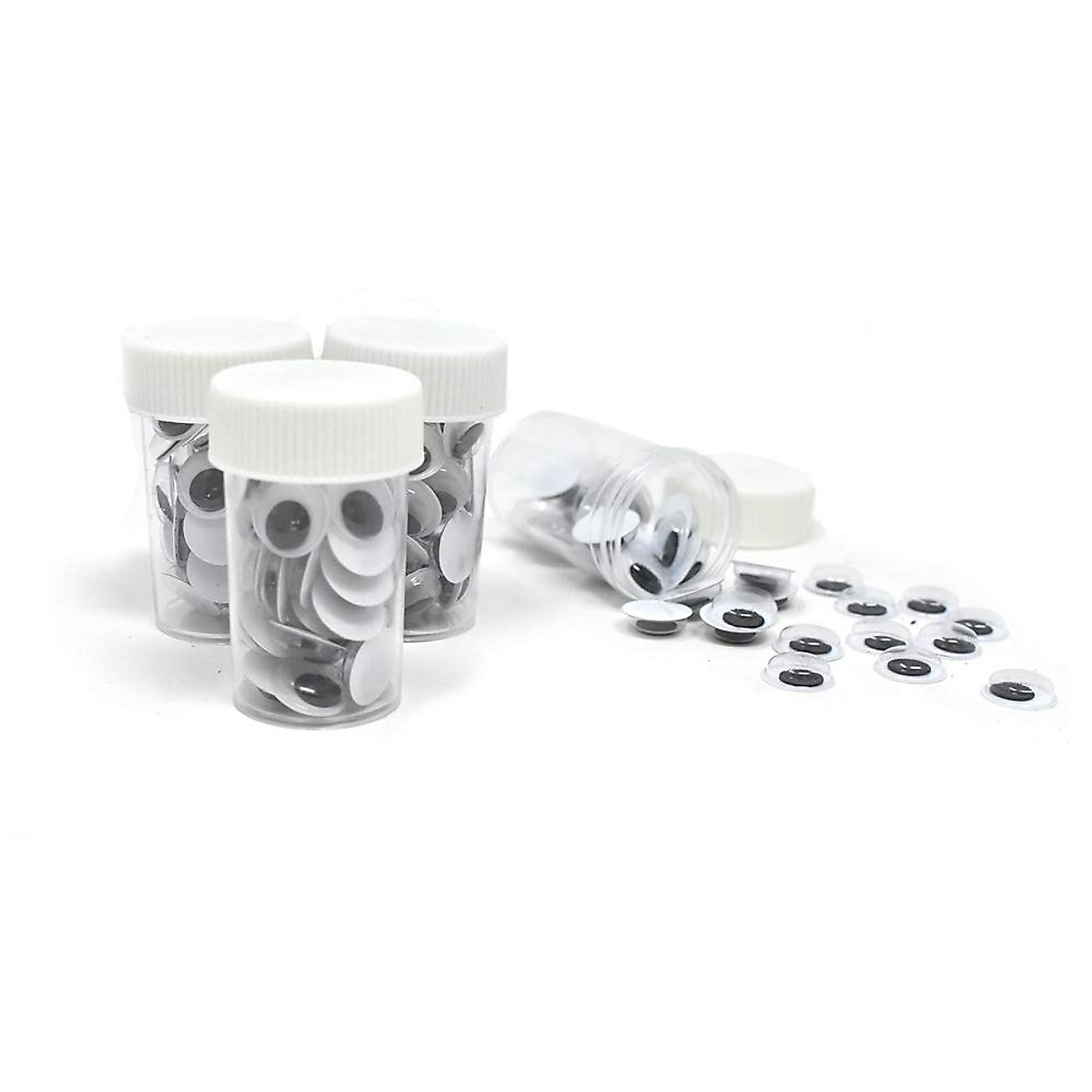 Homeford Small Googly Eyes, Black, 1/2-Inch, 140-Count