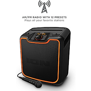 Ion Sport XL - High-Power All-Weather Rechargeable Bluetooth and NFC Enabled Speaker - MK3 (Renewed)
