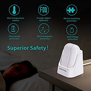 AirPod Charger, Wireless Charger for AirPods 3/2 and AirPods Pro, Groove Design and Anti-Slip Protection, Wireless AirPod Charger, AirPod Pro Charger Compatible with AirPods Pro Charging case -White