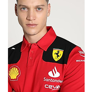 Scuderia Ferrari - 2023 Team Polo - Men - Red - Size: XXL