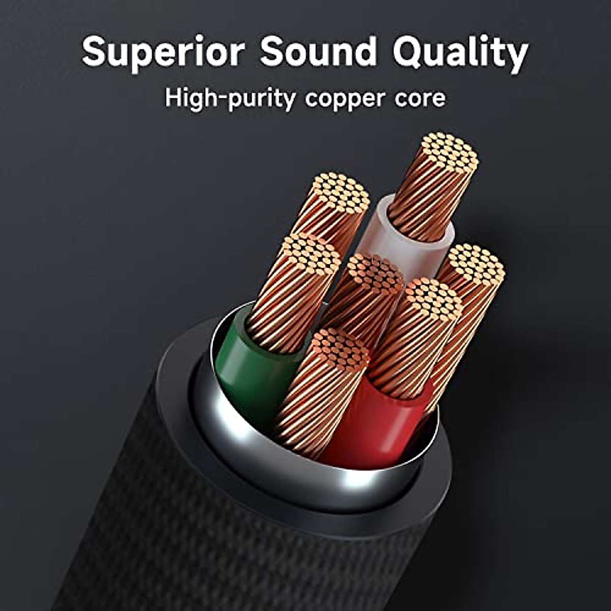 YESIDO Aux Cord for iPhone, 3.5mm Aux Cable for Car, Headphone, Speaker and Home Stereo, Compatible with iPhone 13/12/11/XS/XR/X 8/iPad/iPod, Support iOS 15-1.2M/3.94ft(Black)