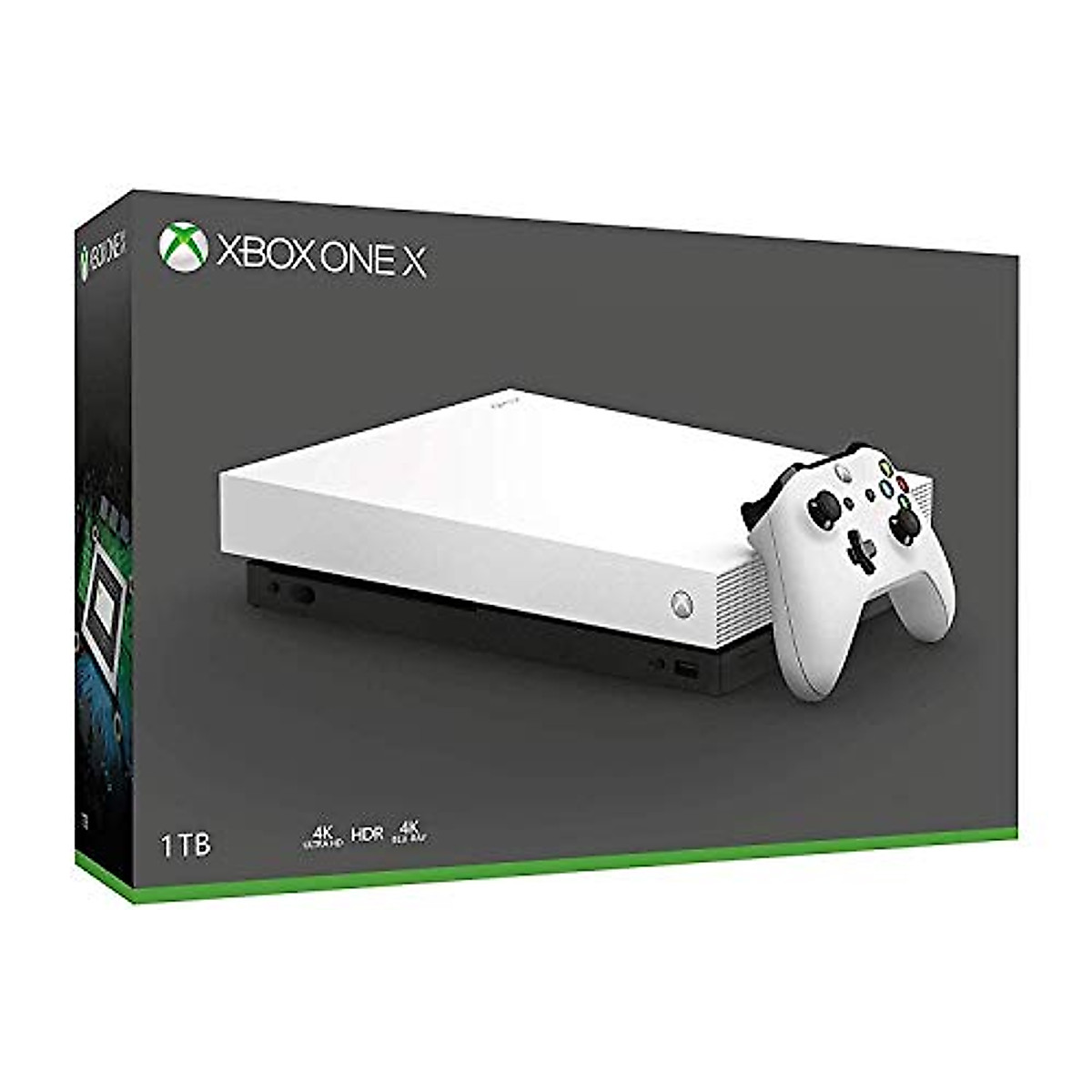 Microsoft Xbox One X Console w/ Accessories, 1TB HDD - White