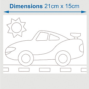 Baker Ross AR571 Sand & Glitter Art Pictures - Pack of 8, for Children to Decorate and Display, Ideal Kids Arts and Crafts Project for School or at Home