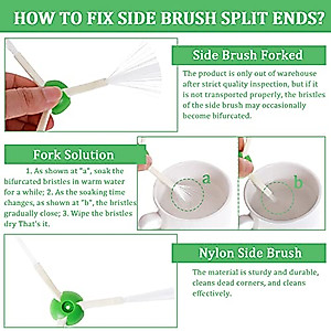 SogYupk Replacement Parts Kit,Compatible for IRobot Roomba E5 E6 E7 i3 i3+ i4 i6 i6+ i7 i7+ j7 j7+.Includes 1 Set of Rubber Brushes+6 Filters+6 Side Brushes+6 Screws+1 Cleaning Tool (20 Pack)