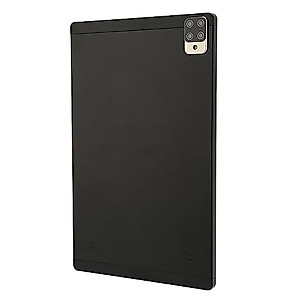 DAUZ Student Tablet, Octa Core CPU 10 Inch Black 5000mAh Office Tablet 4GB RAM 64GB ROM 3 Card Slots for Study (US Plug)