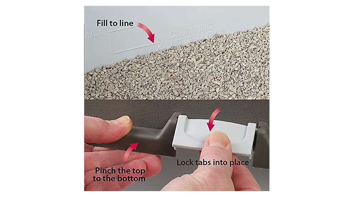 Omega Paw Self Cleaning Litter Box - Easy Waste Disposal