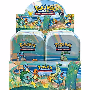 Pokemon 25th Celebrations Mini Tins - 8 Mini-tins Full Display