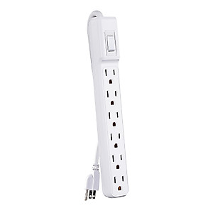 CyberPower MP1044NN Power Strip, 6-Outlets, 2-Foot Cord, Multi Pack, White